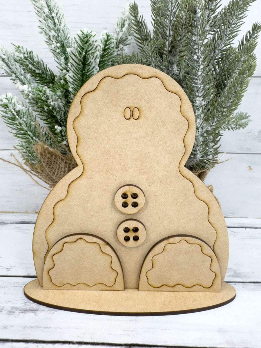 Sitting Gingerbread Man DIY Kit – The Makers Map - DIY with Amber