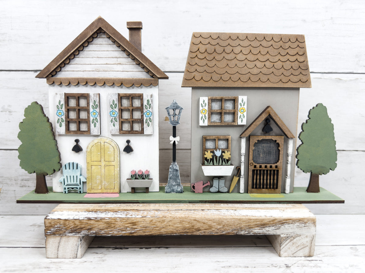 Crafty Crate Pair of Houses Feb 2024 Past Box Kit (non-subscription ...