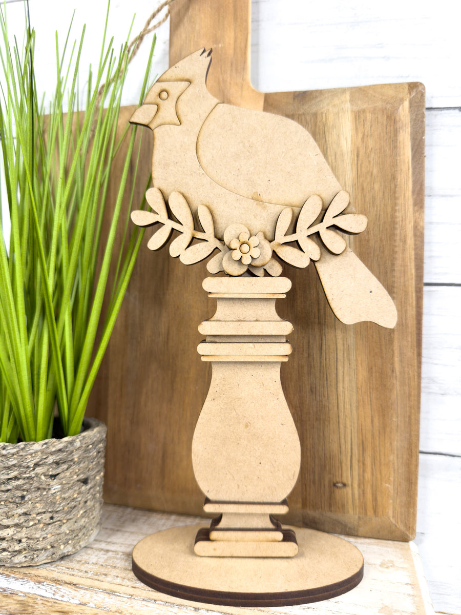 Cardinal Insert for Spindle Base – The Makers Map - DIY with Amber