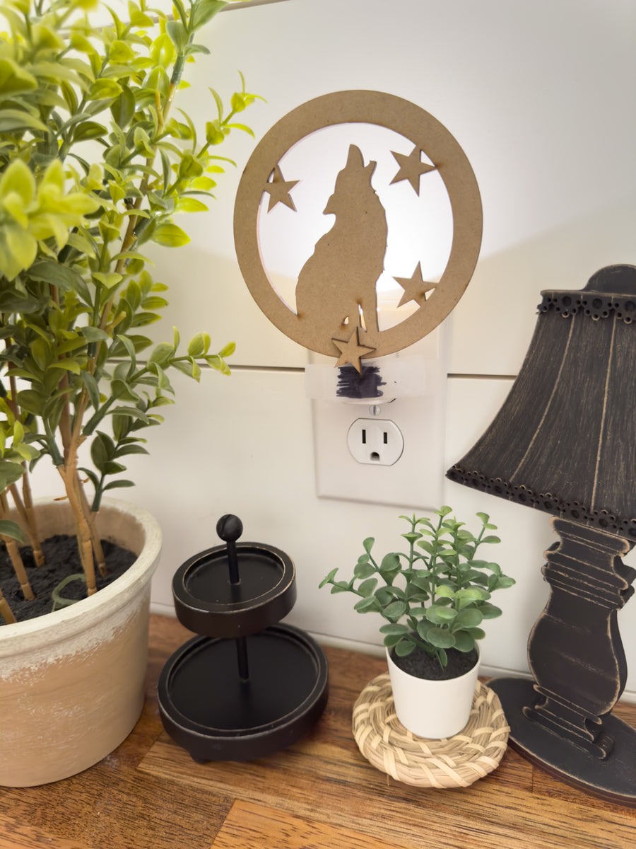 Wolf Moon Night Light DIY Craft Kit – The Makers Map - DIY with Amber