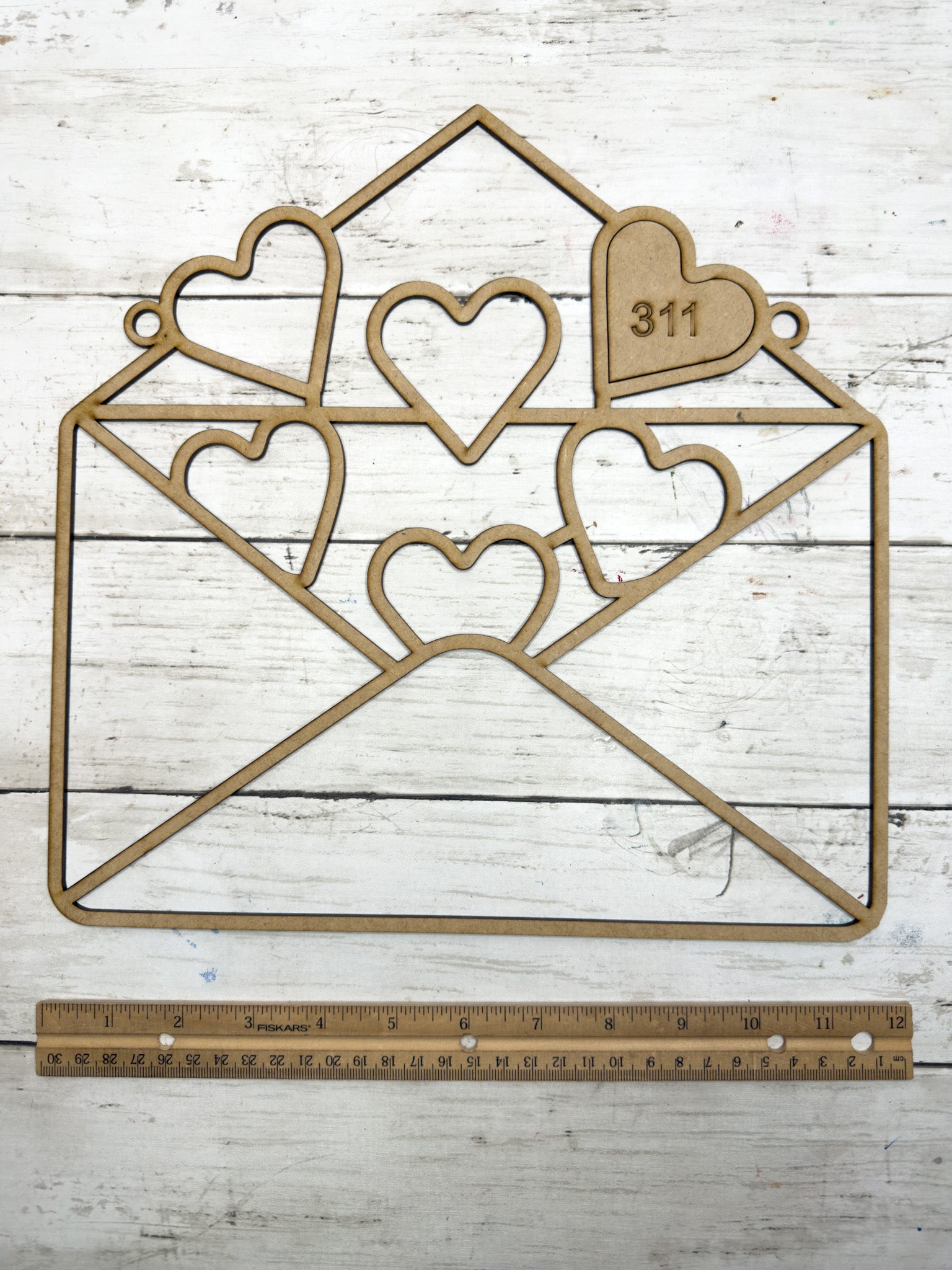 Style 311 Love Letter Laser Cut Outline Frame Blank – The Makers Map ...