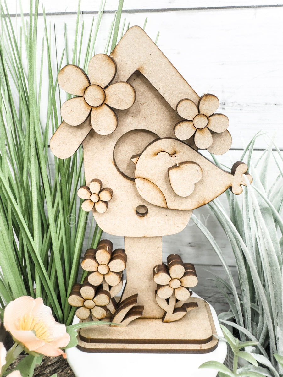 Little Bird House with Flowers DIY Kit – The Makers Map - DIY with Amber