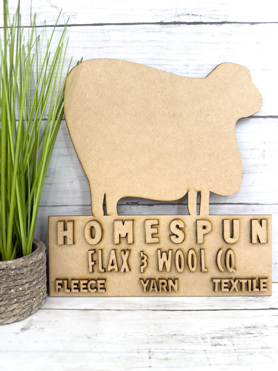 Home Spun Wool Sign DIY Kit – The Makers Map - DIY with Amber