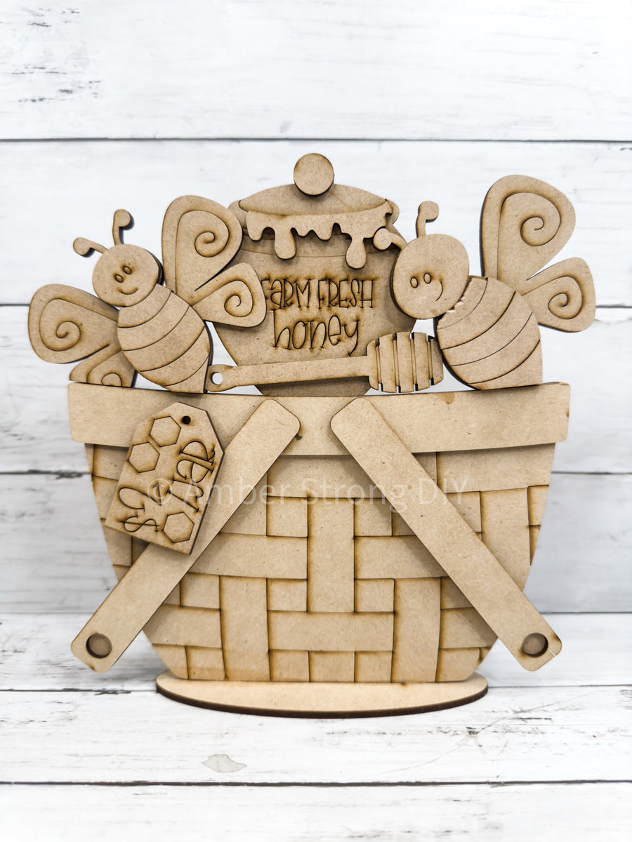 Honey Pot Bees Slot Insert for Interchangeable bases DIY Craft Kit ...