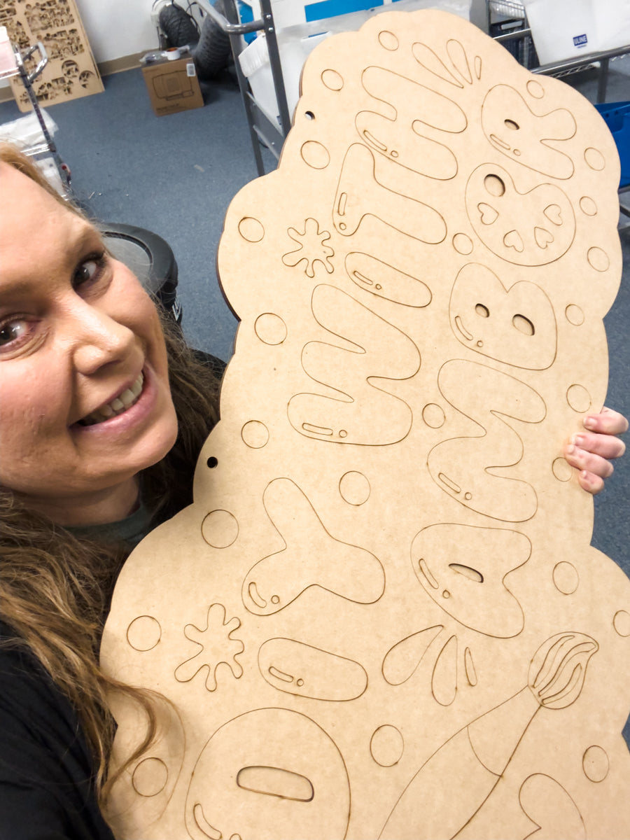 Amber's Custom Laser Cut Business or Name Sign -Sample – The Makers Map ...