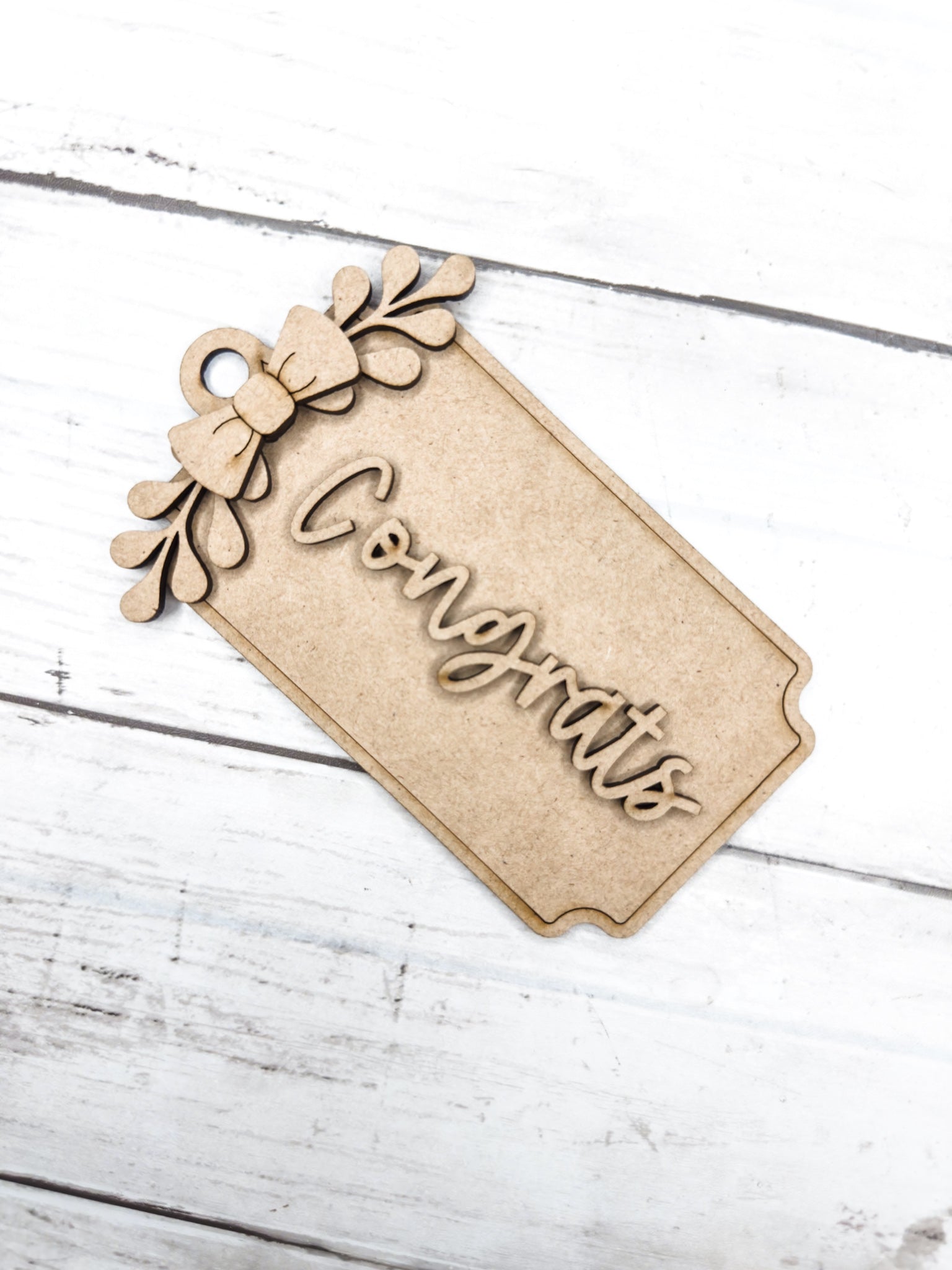 Congrats Gift Tag DIY Kit – DIY with Amber