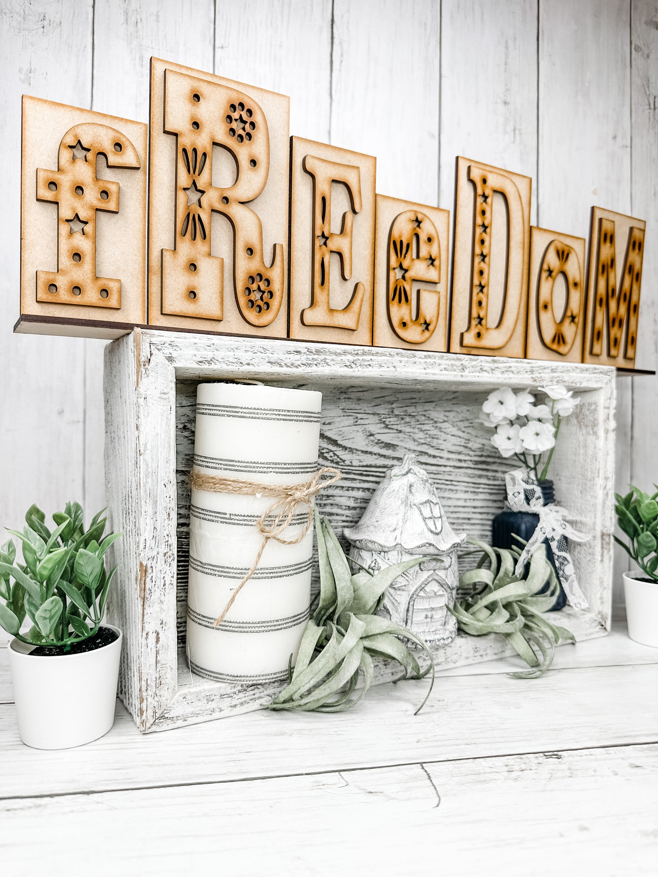 Wide Freedom Block Sign DIY Kit – DIY with Amber