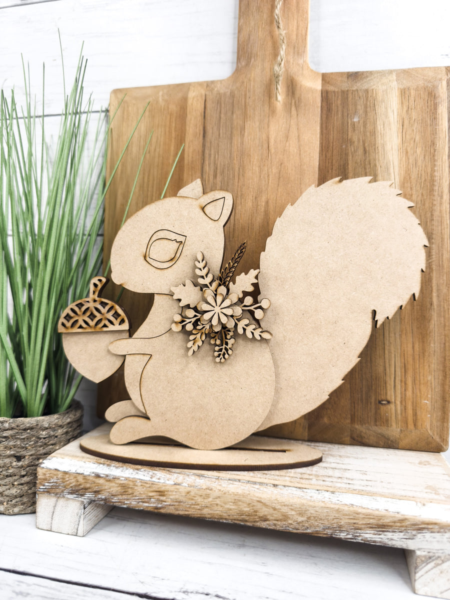 Flourish Squirrel DIY Craft Kit – The Makers Map - DIY with Amber