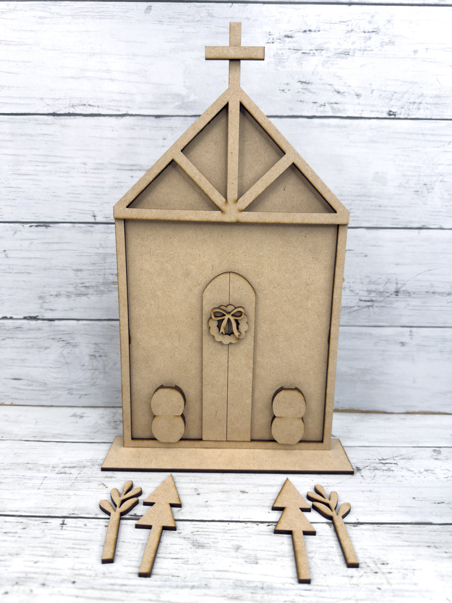 Gable Church DIY Kit – The Makers Map - DIY with Amber