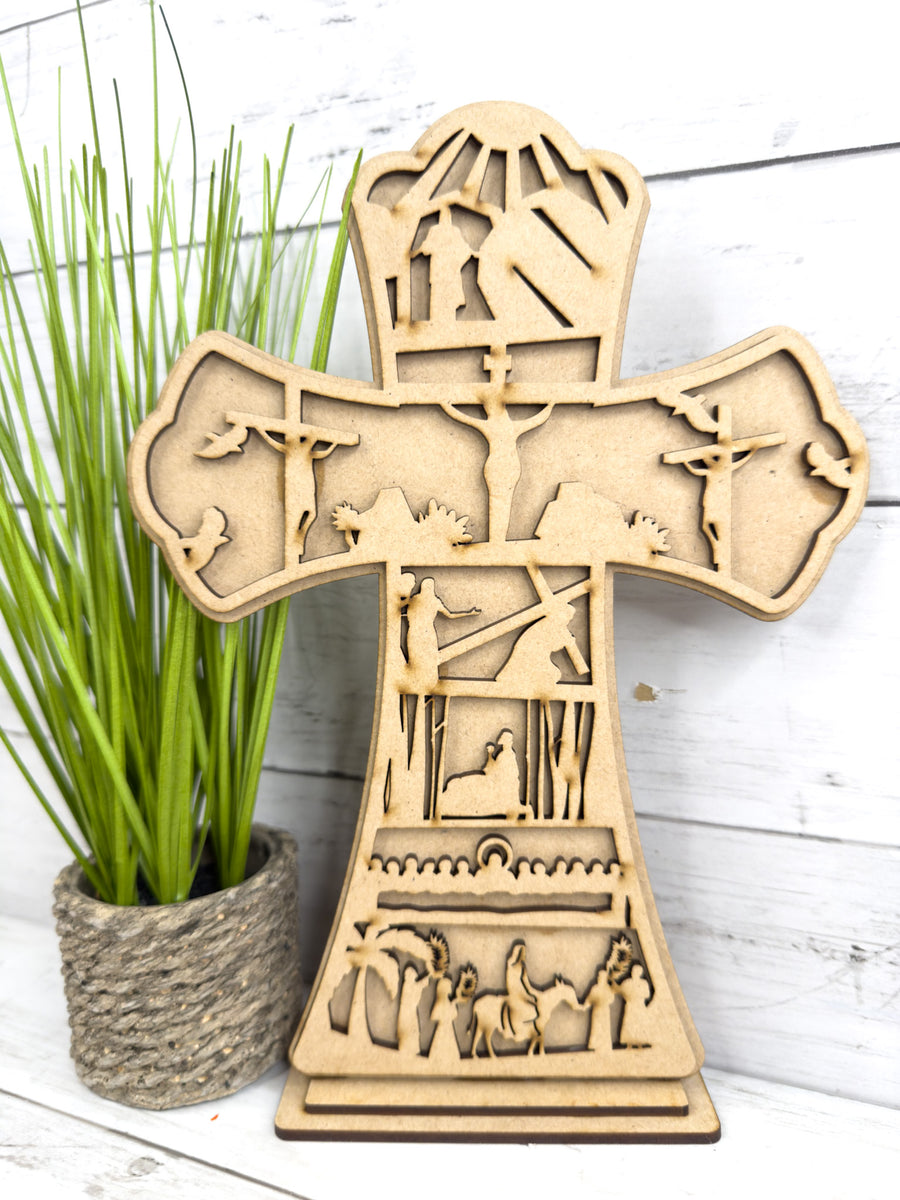 Story of Jesus Cross DIY Kit – The Makers Map - DIY with Amber