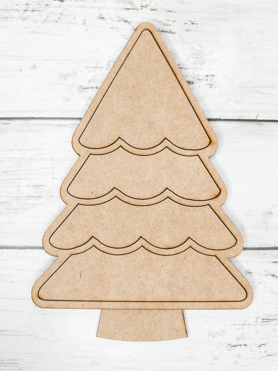 Layered Tree Cut Out DIY Kit – The Makers Map - DIY with Amber