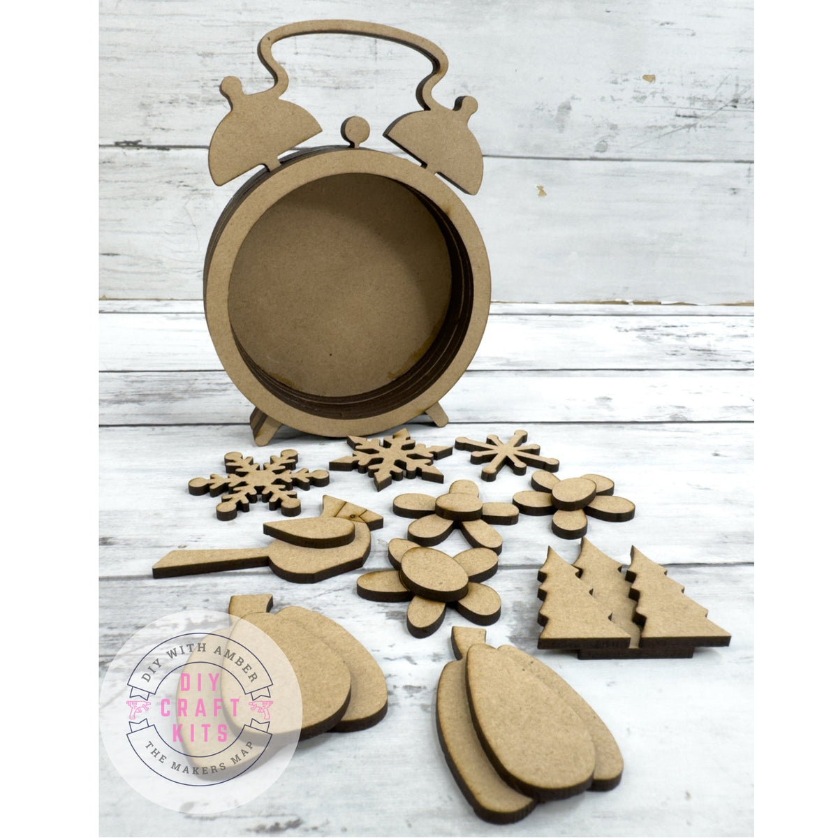 Alarm clock Sitter set DIY Kit – The Makers Map - DIY with Amber