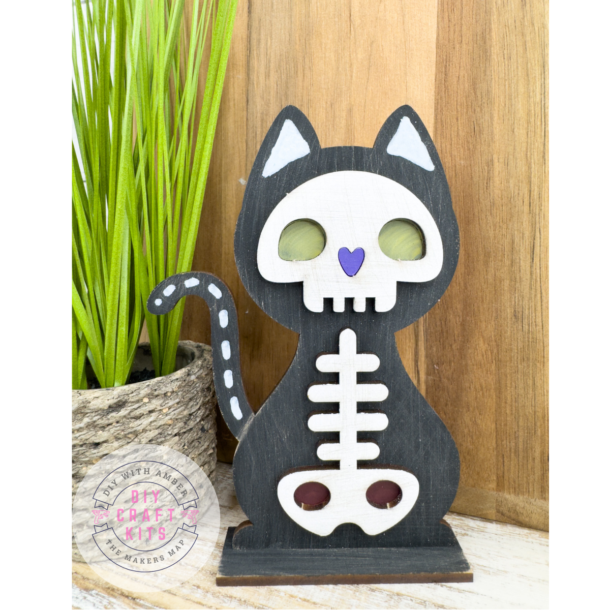 Little Skeleton Cat DIY Kit – The Makers Map - DIY with Amber
