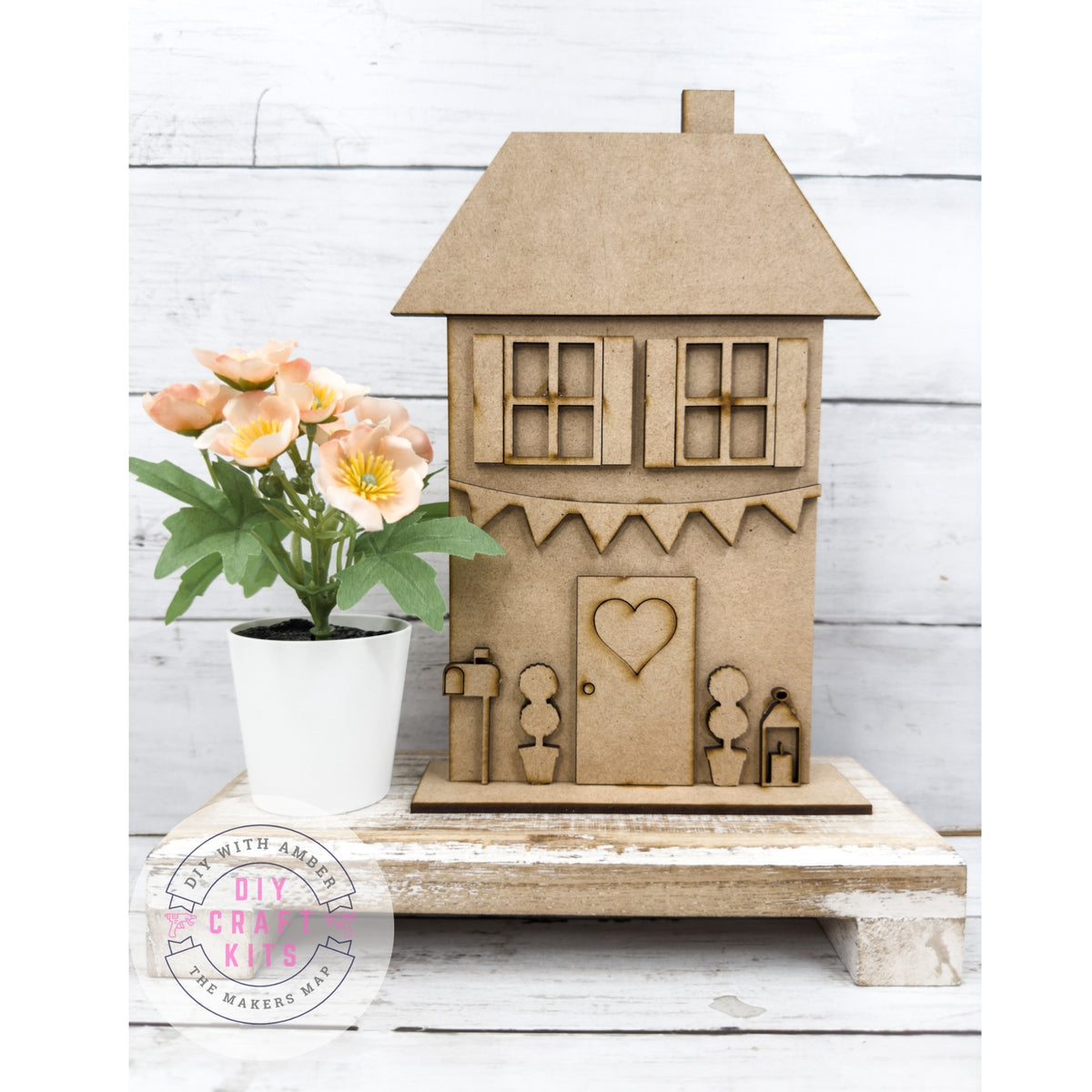 Lovely House Shelf Sitter DIY Kit – The Makers Map - DIY with Amber