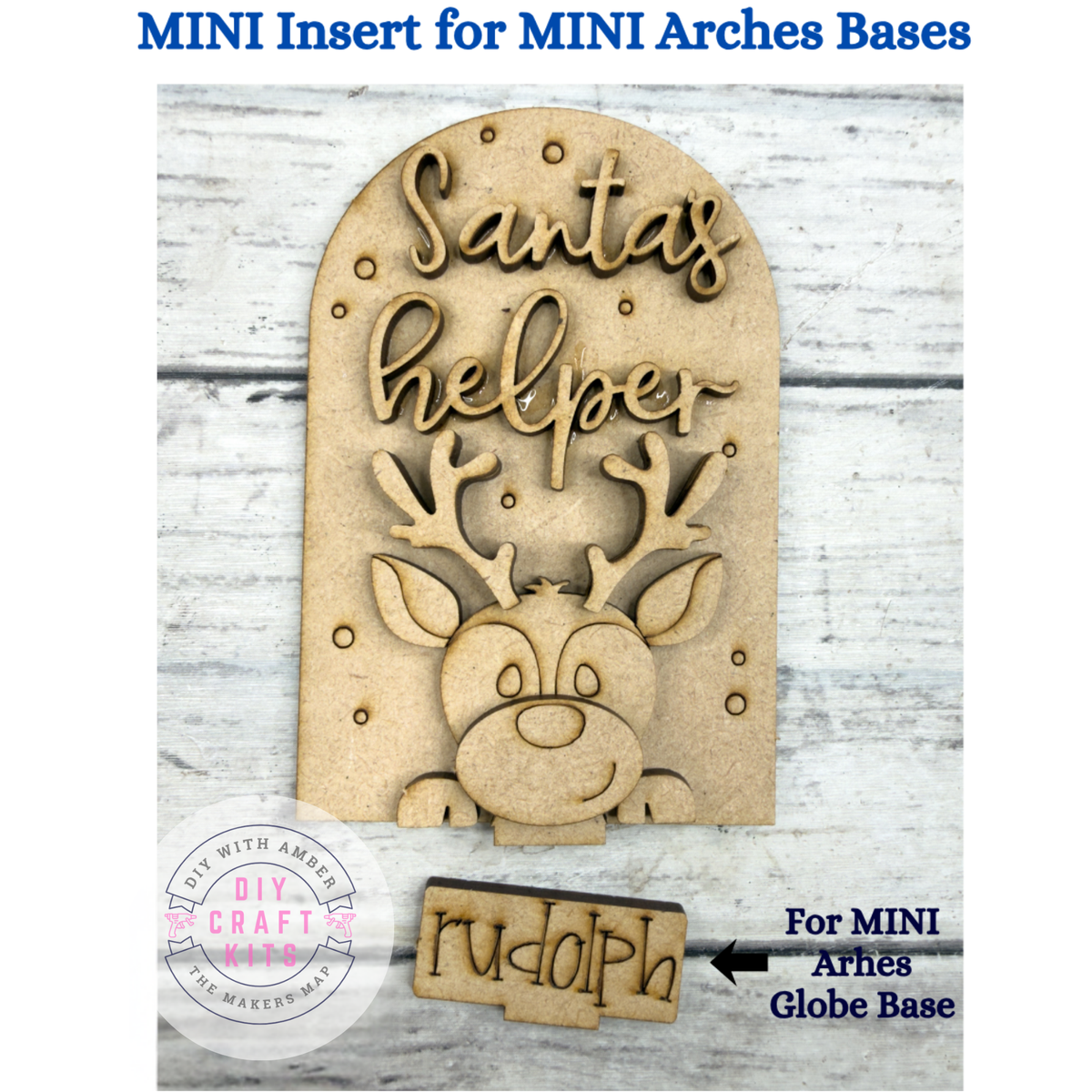 MINI Reindeer Helper Arch Insert for Interchangeable MINI Arches Bases ...