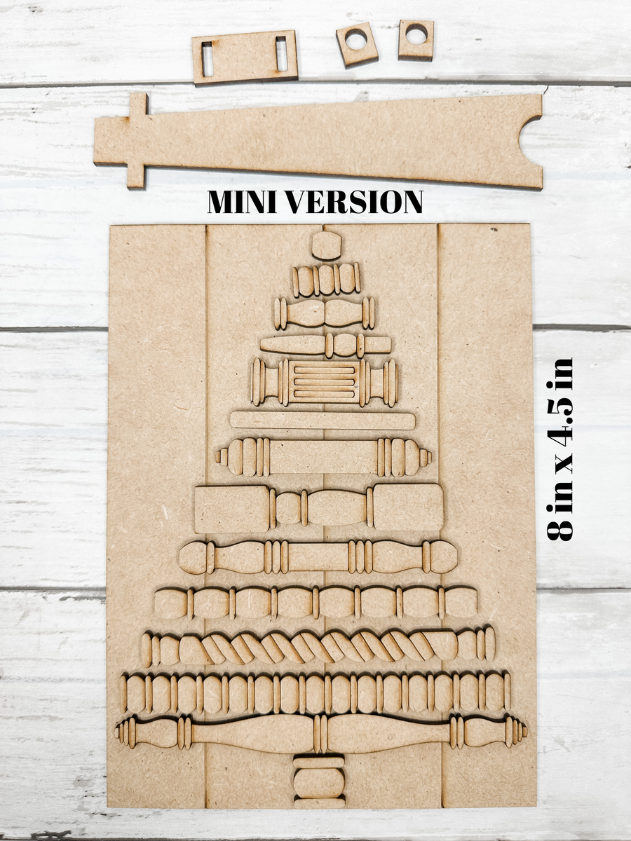 Mini Spindle Christmas Tree DIY Kit – The Makers Map - DIY with Amber