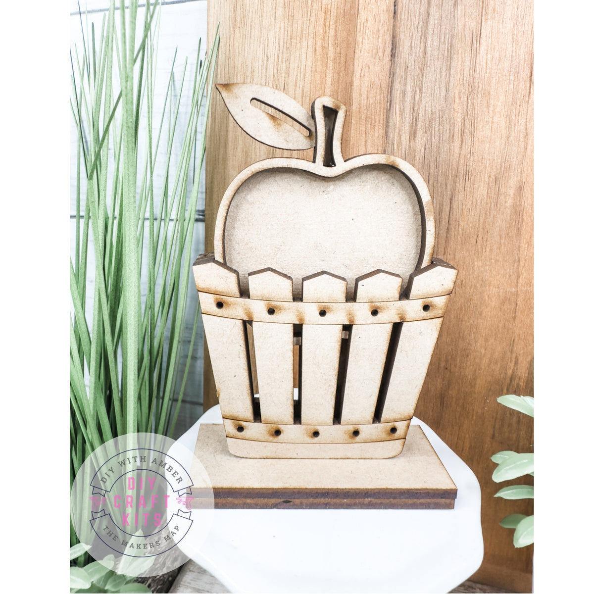 Mini Apple in Bushel Basket DIY Kit – The Makers Map - DIY with Amber