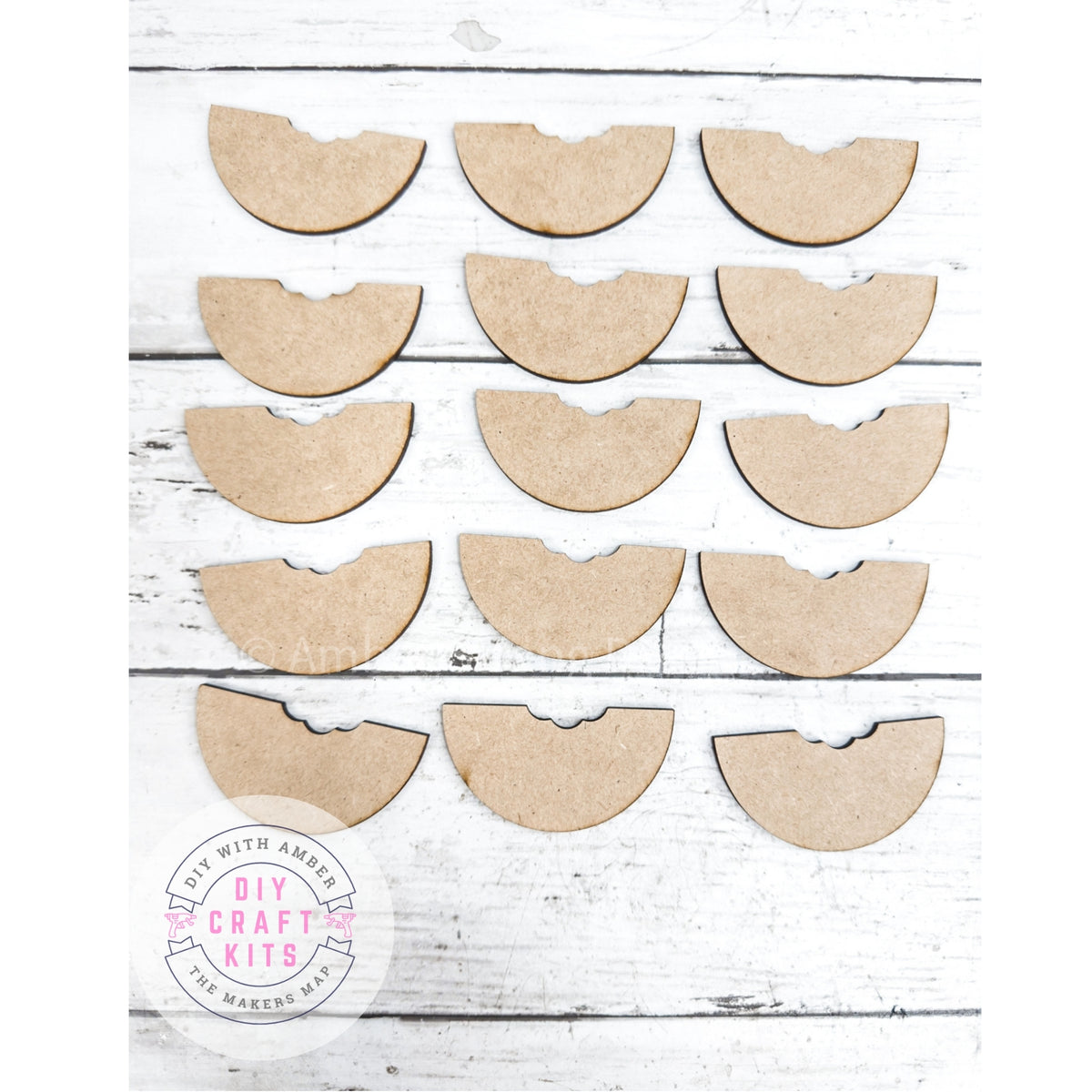 15 Mini Fruit Slice Blank Wood Shapes – The Makers Map - DIY with Amber