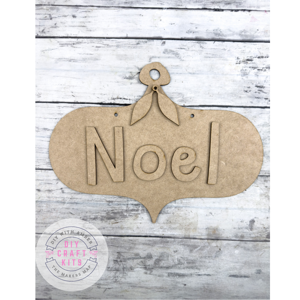 Noel Bauble Sign DIY Kit – The Makers Map - DIY with Amber