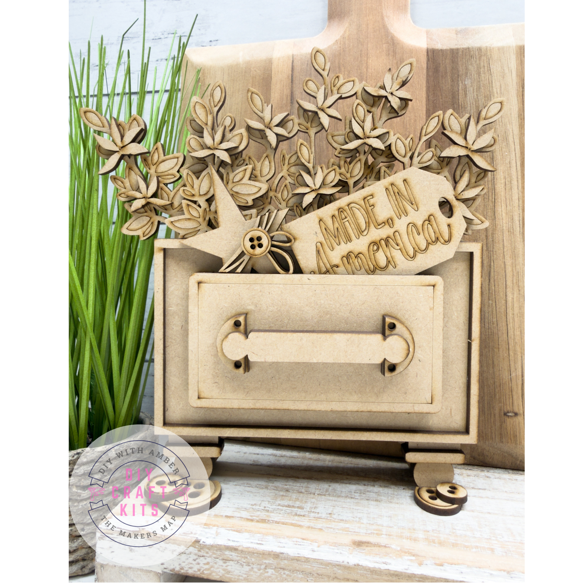 Patriotic insert for Interchangeable Drawer Base DIY Kit – The Makers ...