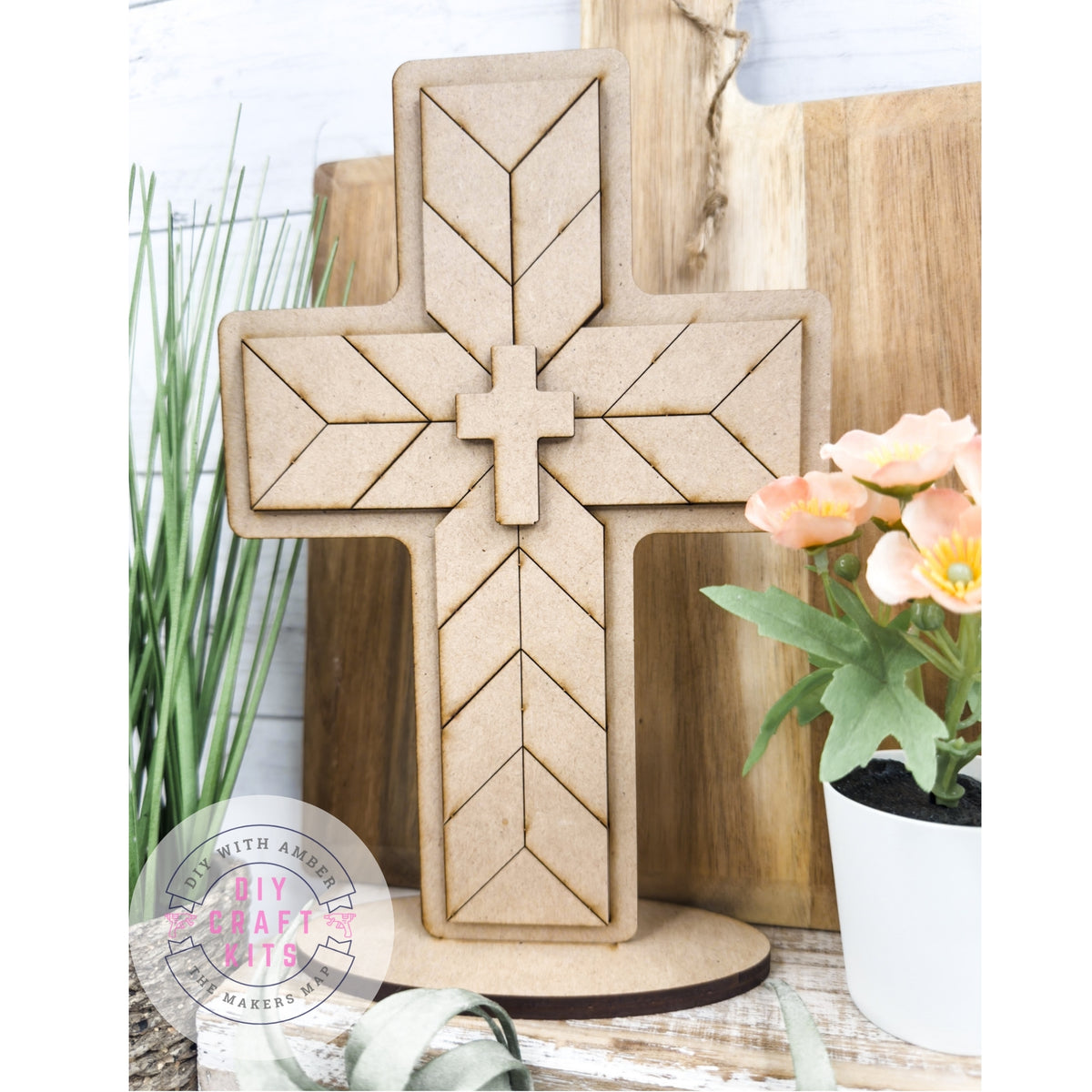 Quilt Cross DIY Kit – The Makers Map - DIY with Amber