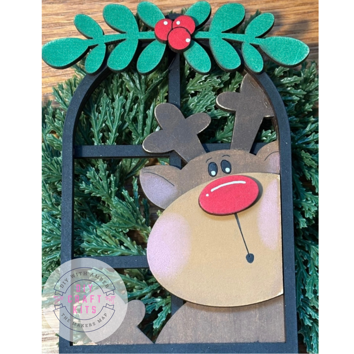 Reindeer Arch Window Ornament DIY Kit – The Makers Map - DIY with Amber