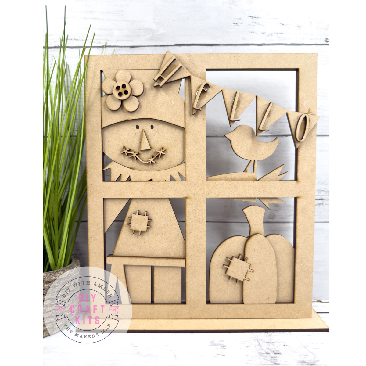 Scarecrow Window DIY Kit – The Makers Map - DIY with Amber