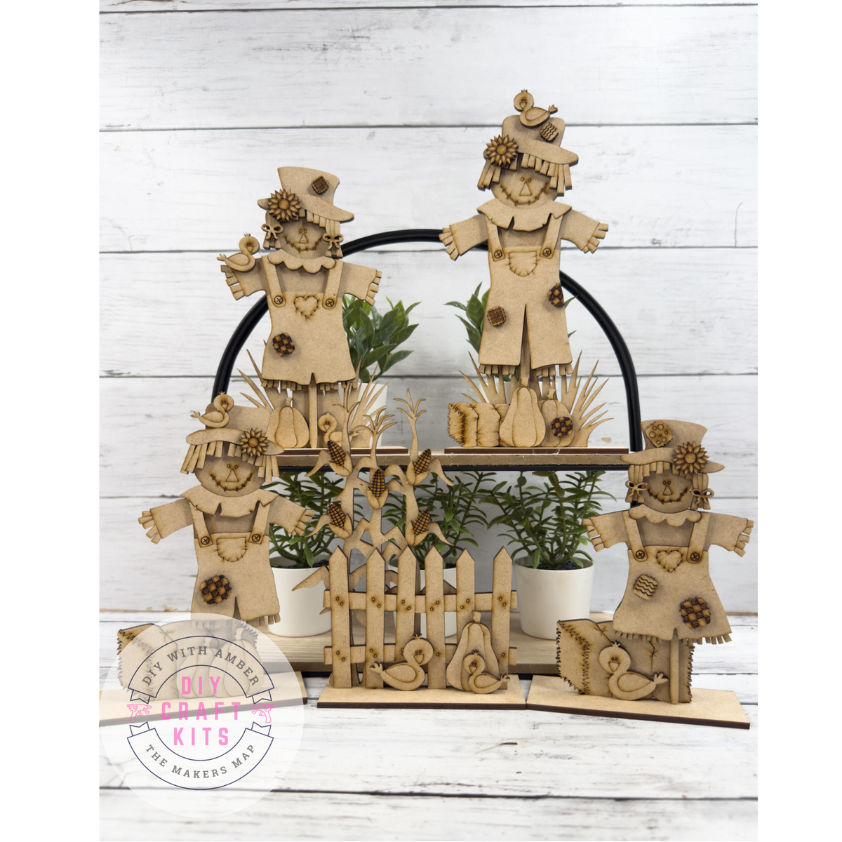 Set of Scarecrows DIY Kit – The Makers Map - DIY with Amber