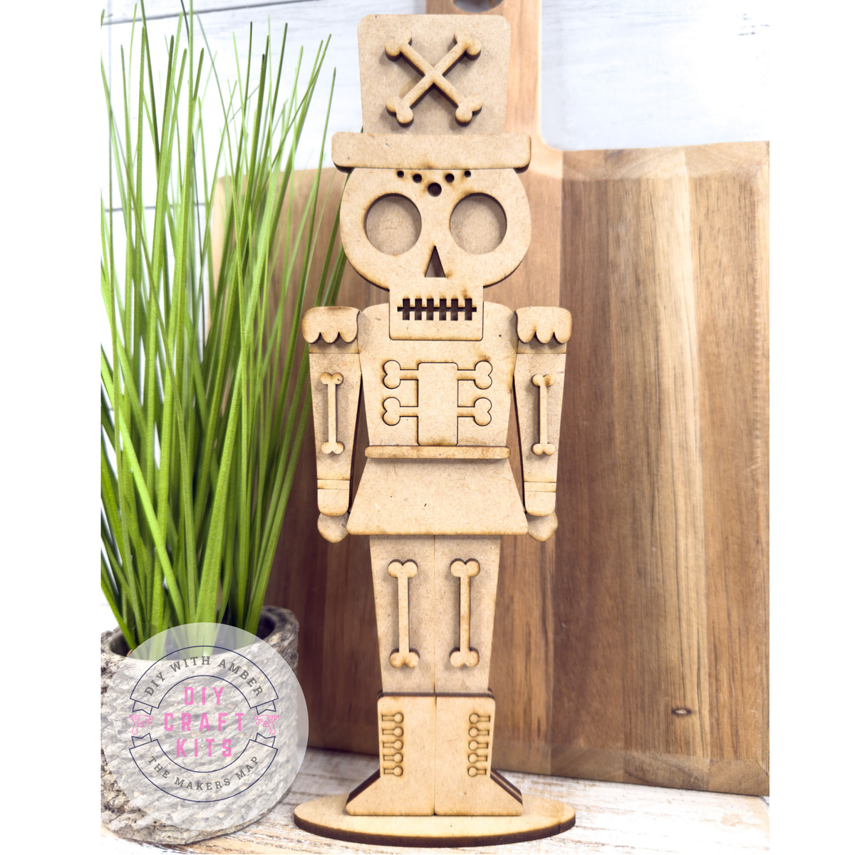 Skeleton Nutcracker DIY Kit – The Makers Map - DIY with Amber