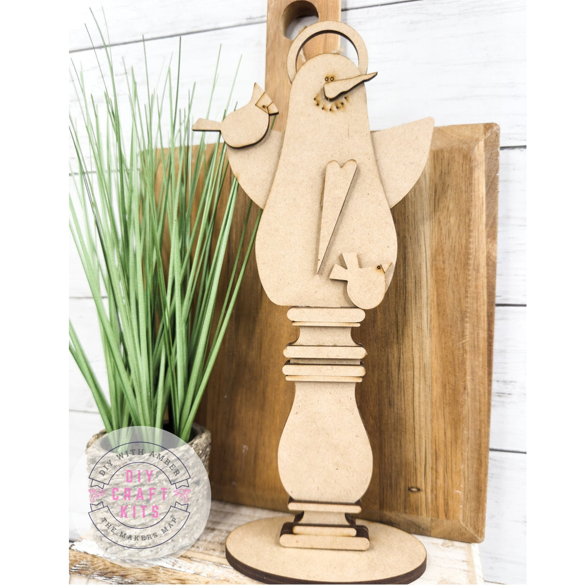 INVENTORY CLOSEOUT Snowman Angel Insert for Spindle Base – The Makers ...