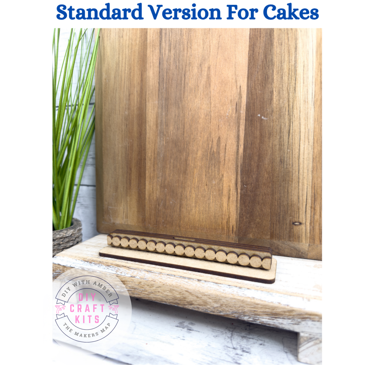 Standard FLAT Cake Base for Interchangeable Cakes Inserts – The Makers ...