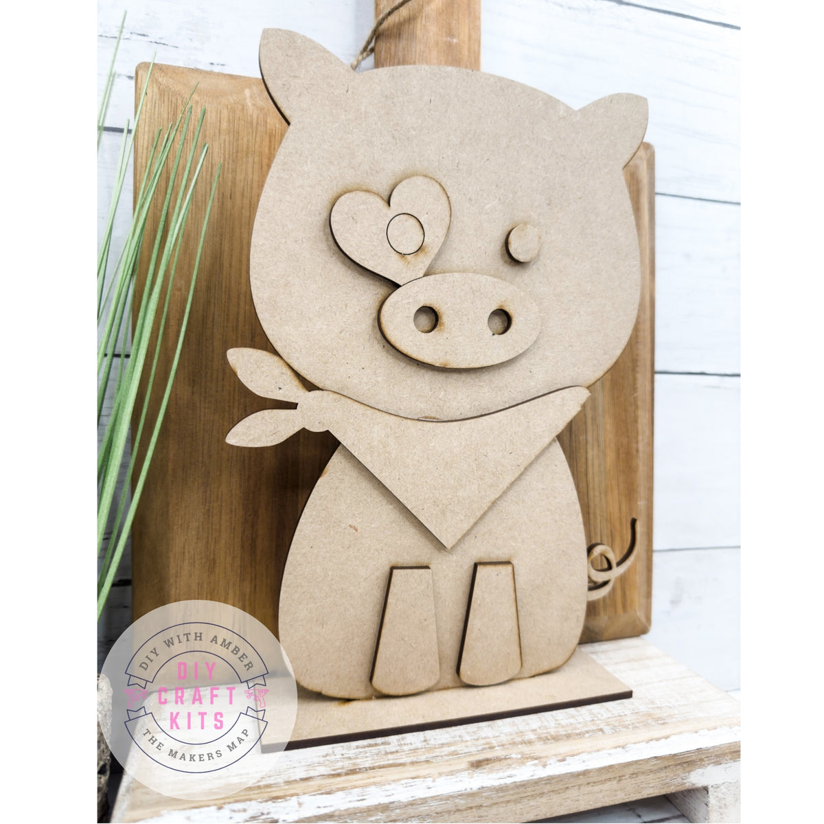 Standing Pig DIY Kit – The Makers Map - DIY with Amber