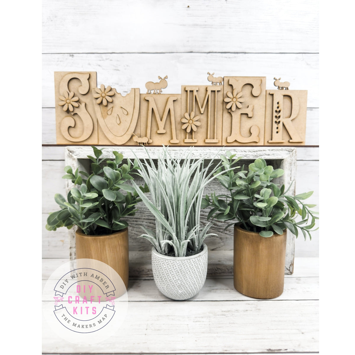 Summer Shelf Sitter Sign DIY Kit – The Makers Map - DIY with Amber