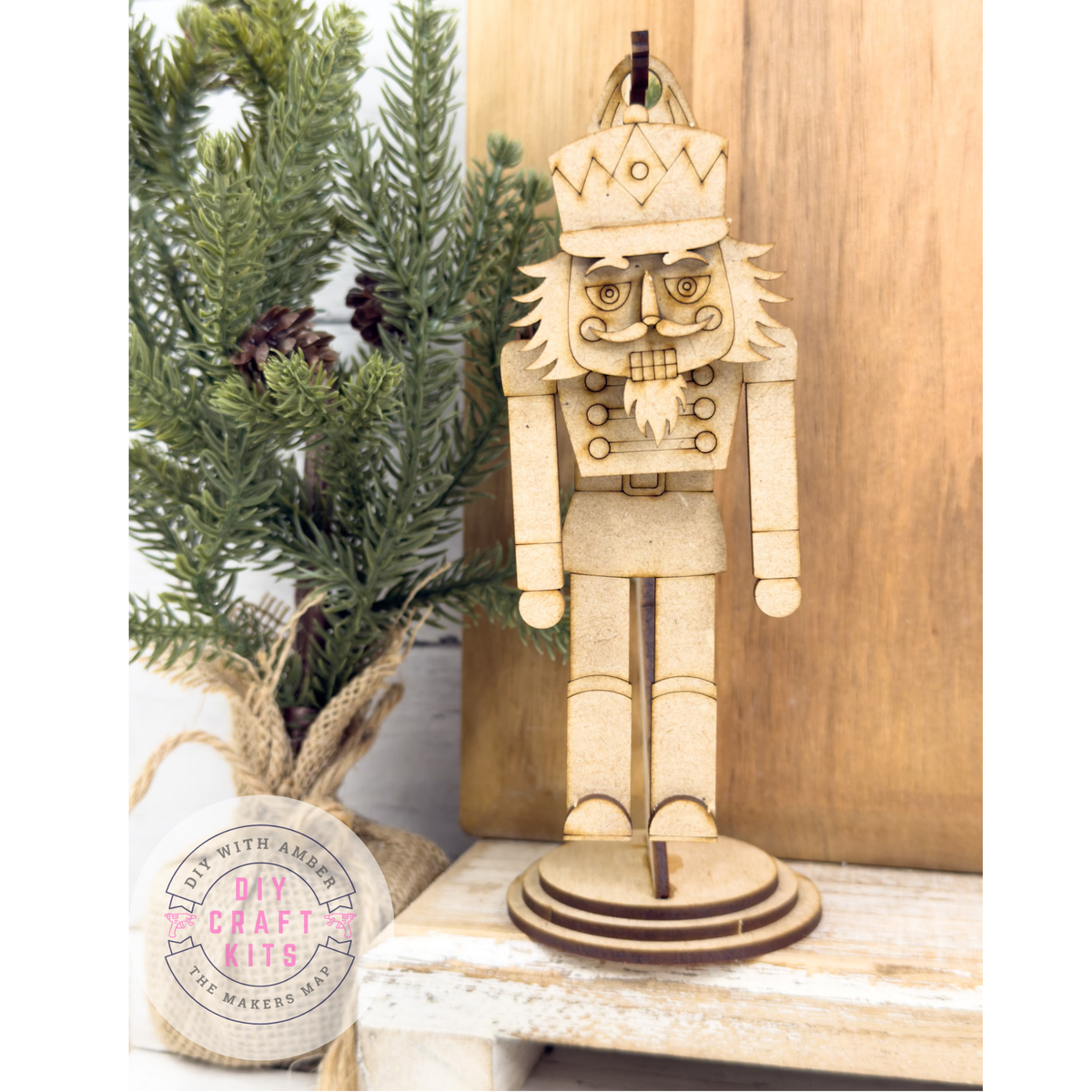 Swingy Nutcracker Hanging Stand DIY Kit – The Makers Map - DIY with Amber
