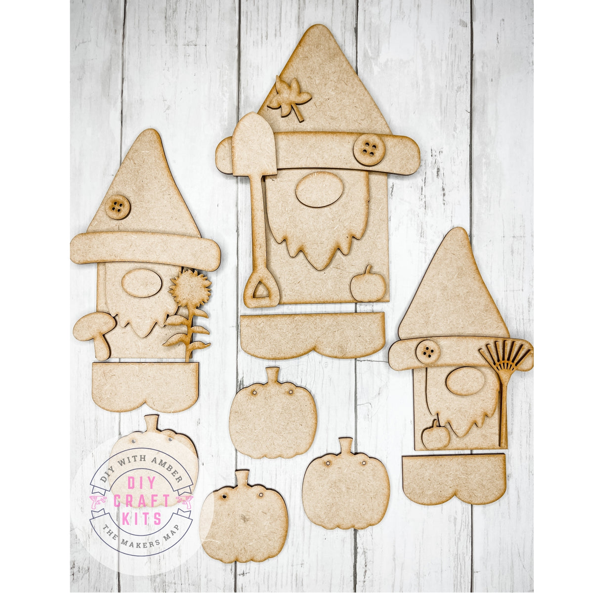 Standing Fall Gnomes DIY Kit – The Makers Map - DIY with Amber