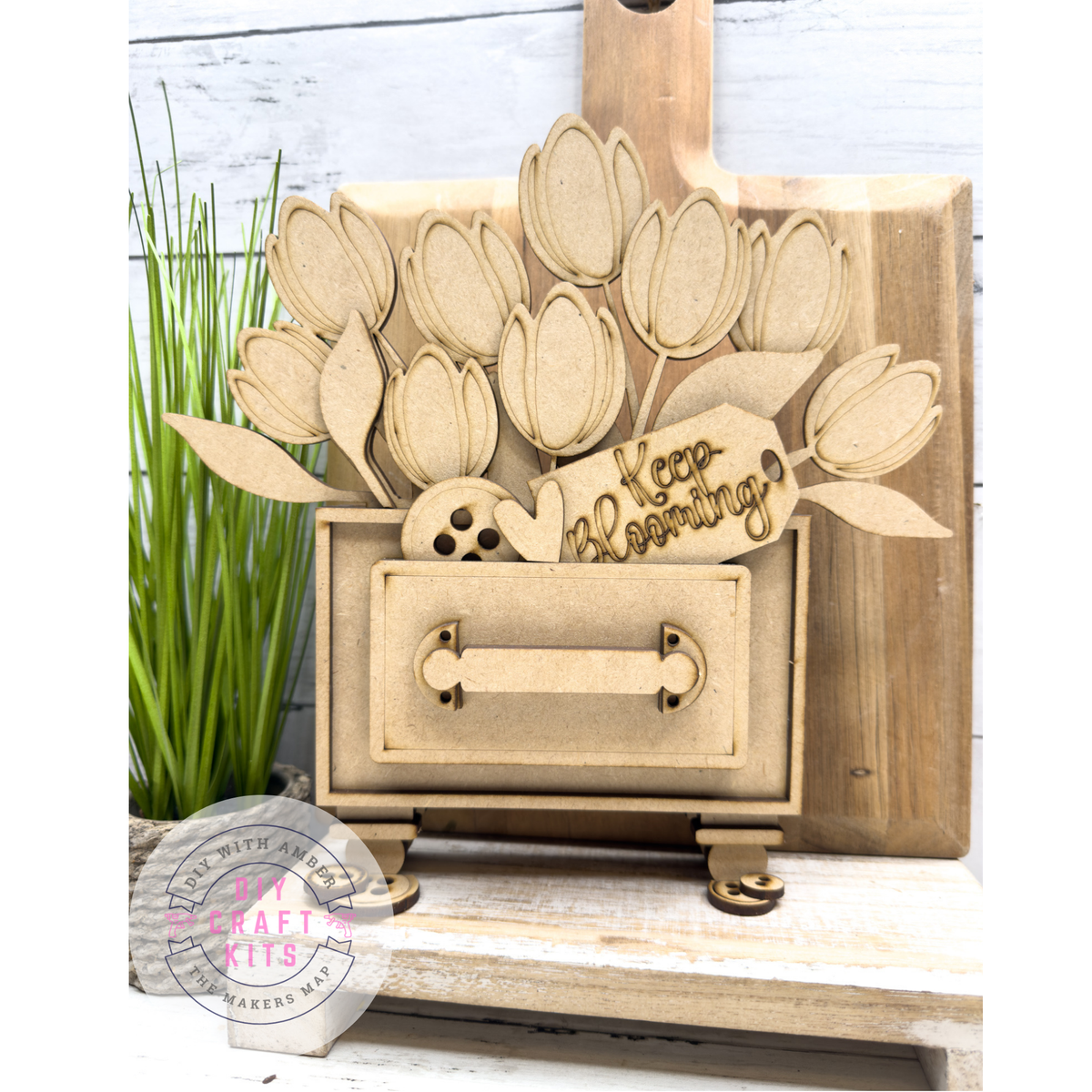 Tulips insert for Interchangeable Drawer Base DIY Kit – The Makers Map ...