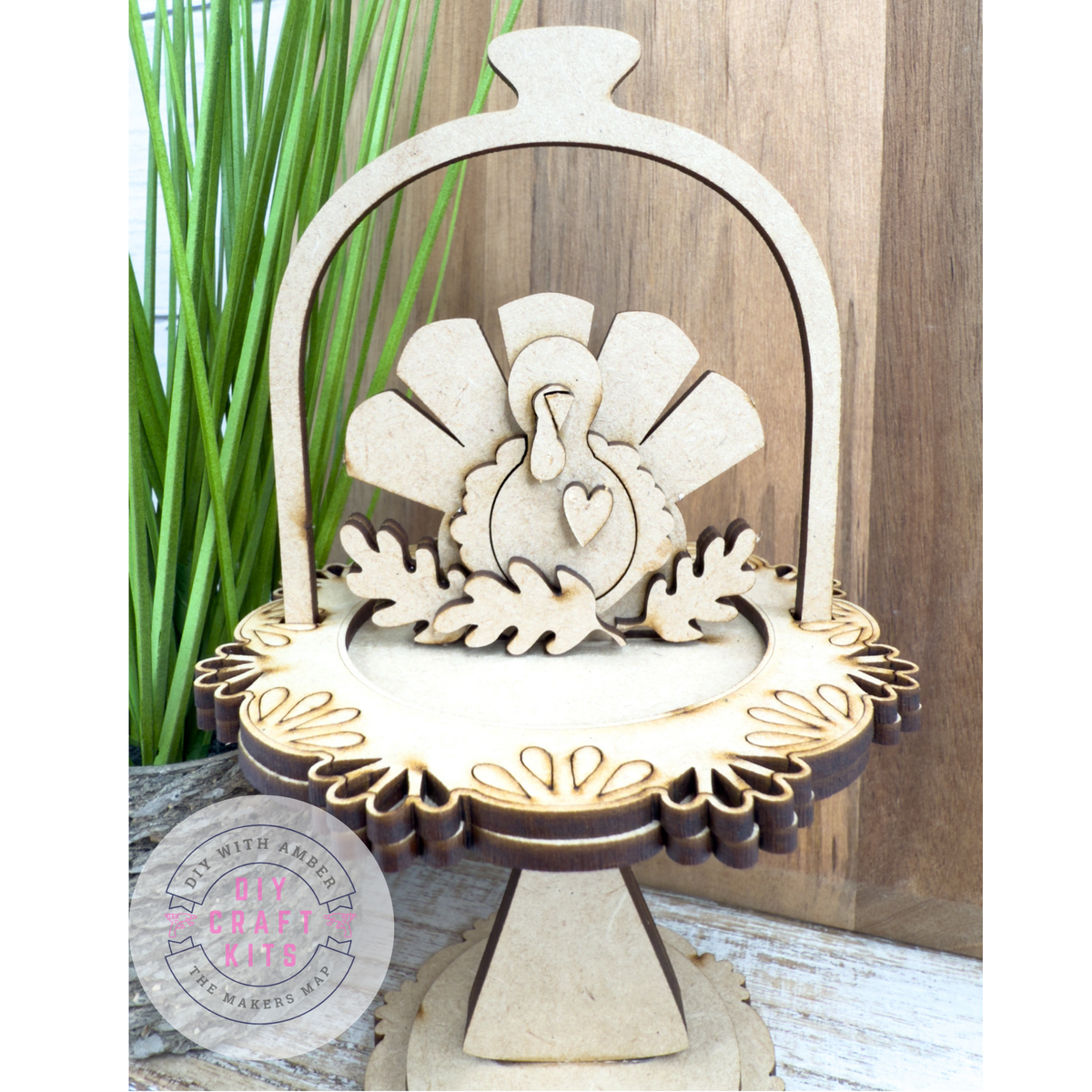 Turkey Cloche Cake display Add on Insert kit – The Makers Map - DIY ...