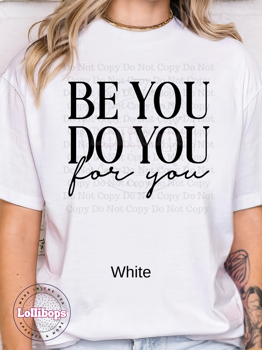 Be You Black Text Tee – The Makers Map - DIY with Amber
