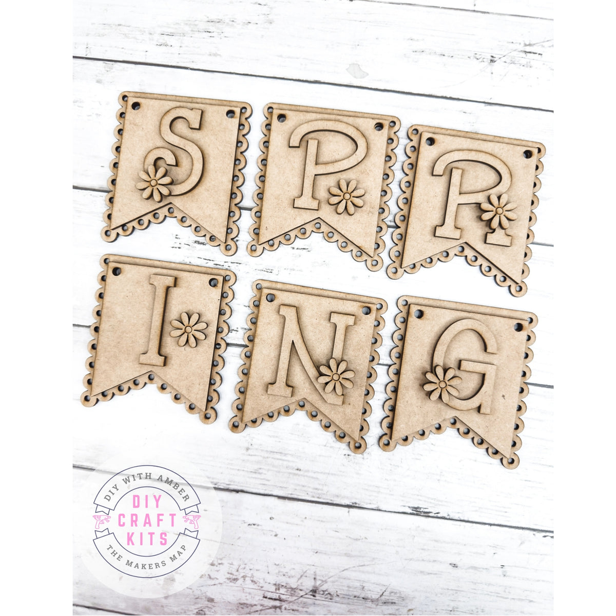 Cute Spring Banner DIY Kit – The Makers Map - DIY with Amber