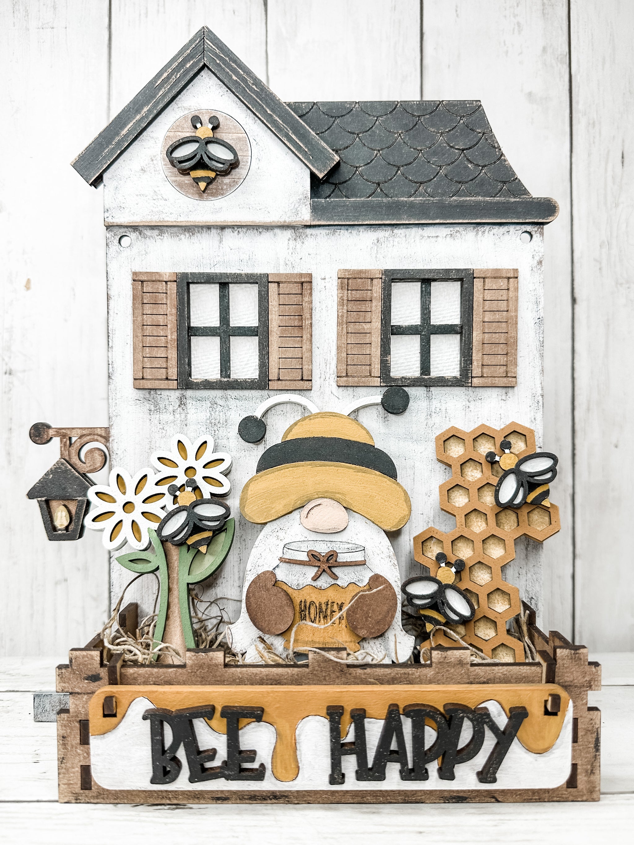 Honey Bee Insert for Interchangeable bases DIY Craft Kit – DIY with Amber