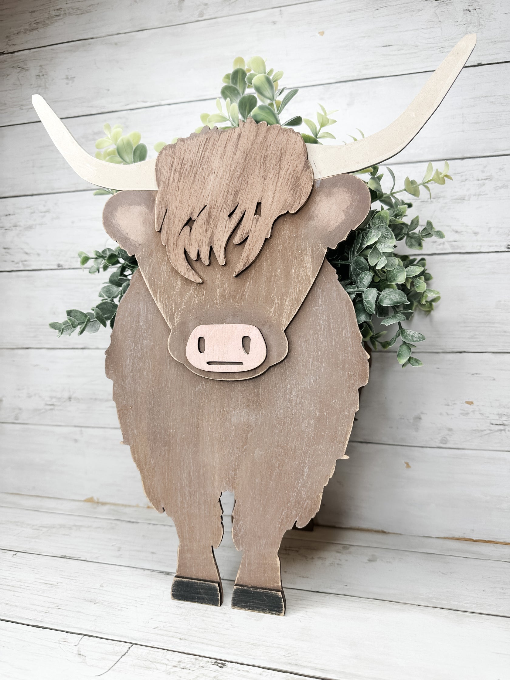 Highland Cow Planter Box DIY Kit – DIY with Amber