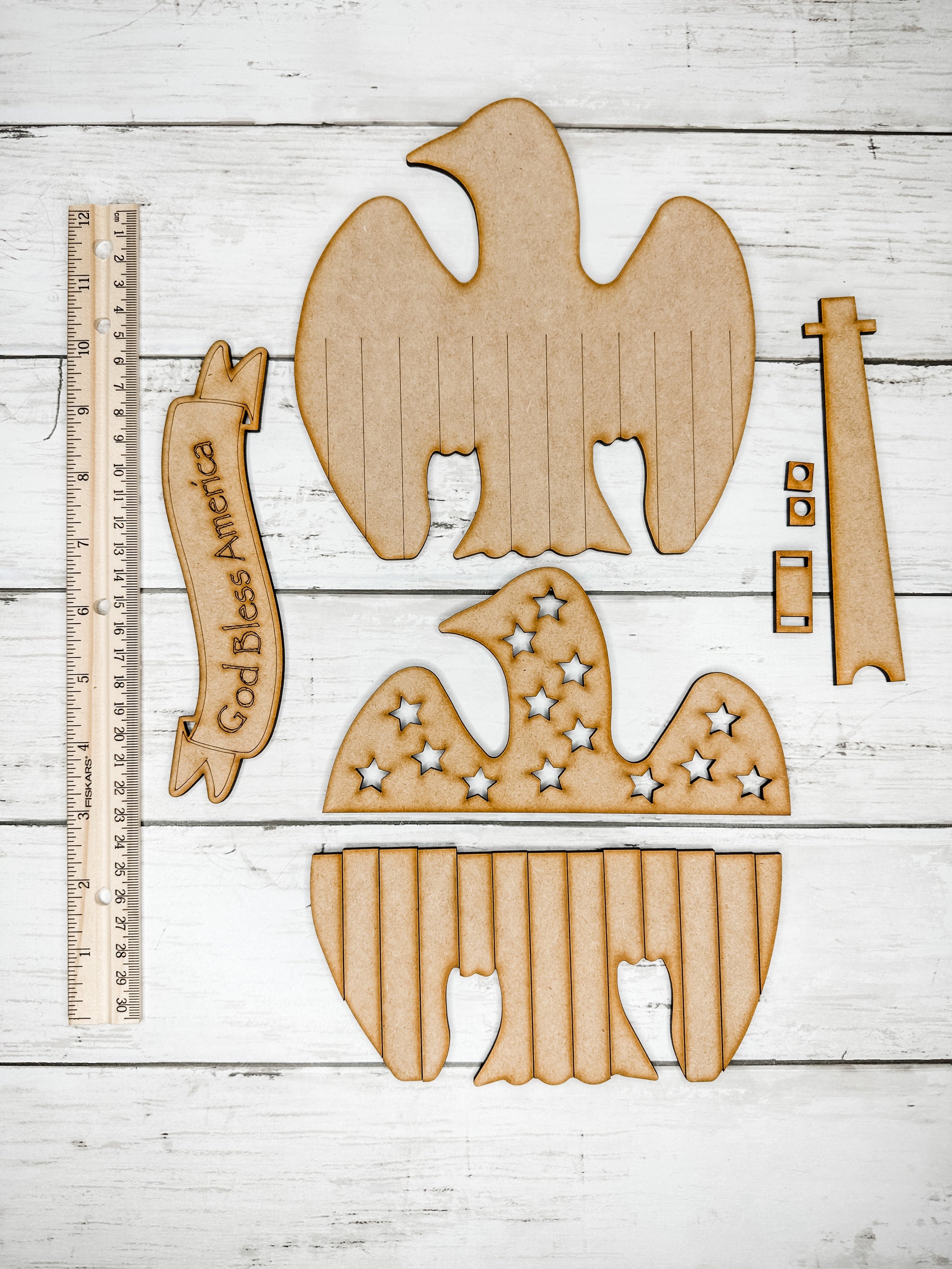 Patriotic Eagle DIY Kit – DIY with Amber