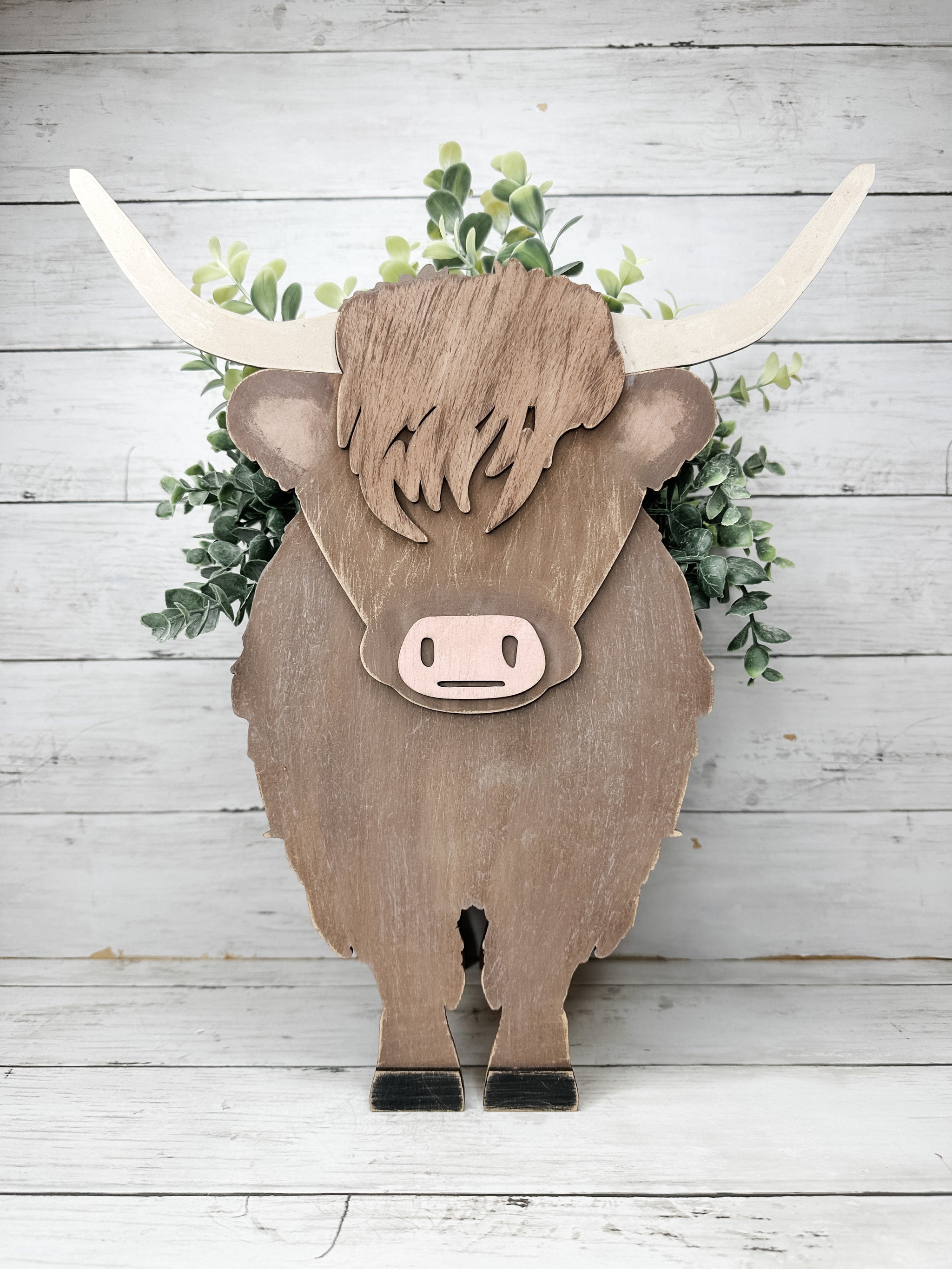 Highland Cow Planter Box DIY Kit – DIY with Amber