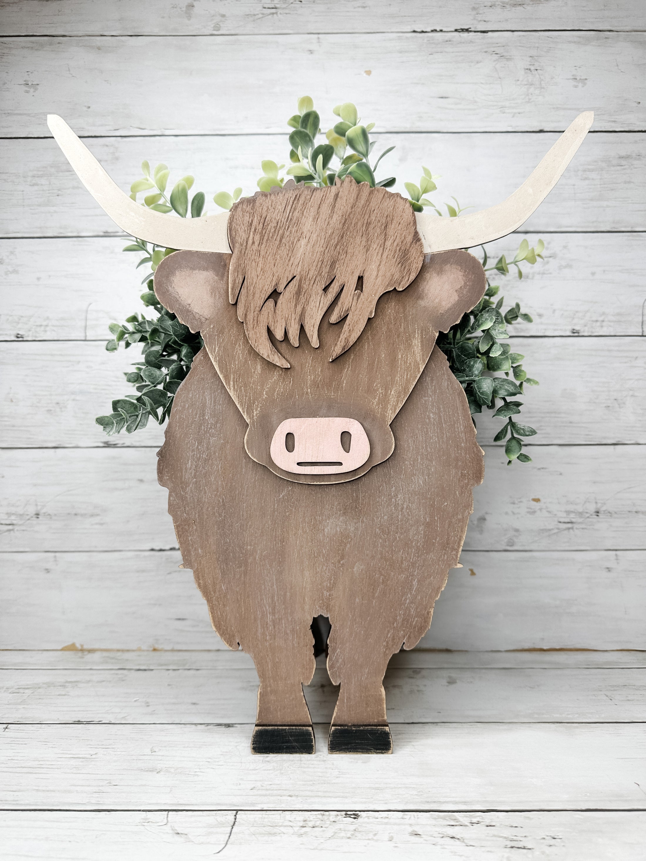 Highland Cow Planter Box DIY Kit – DIY with Amber
