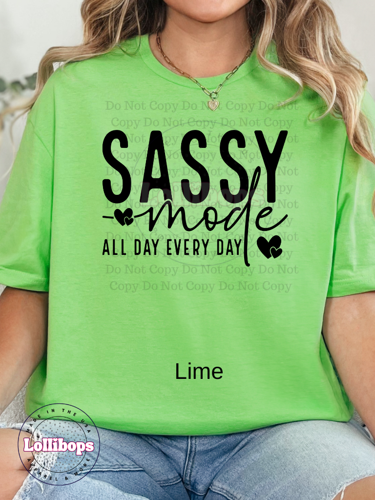 Sassy Mode Tee – The Makers Map - DIY with Amber