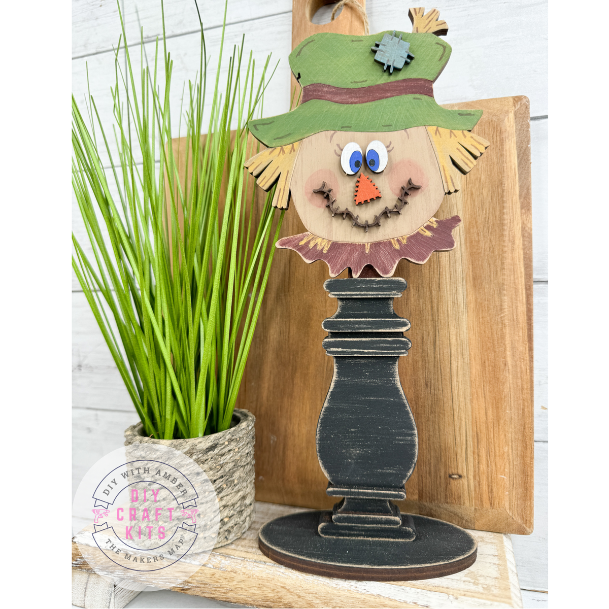 Scarecrow Insert for Spindle Base – The Makers Map - DIY with Amber