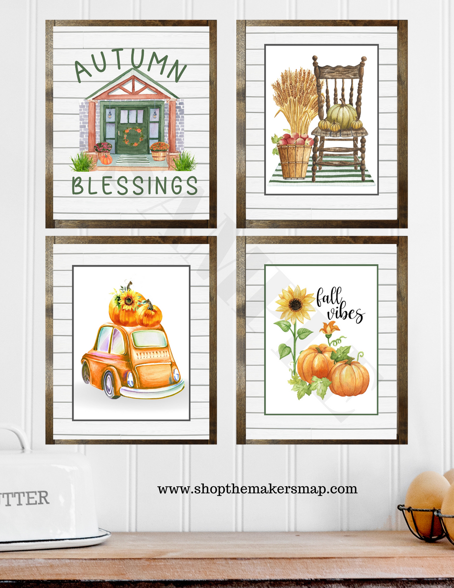 Fall Autumn Blessing Printable Bundle – The Makers Map - DIY with Amber