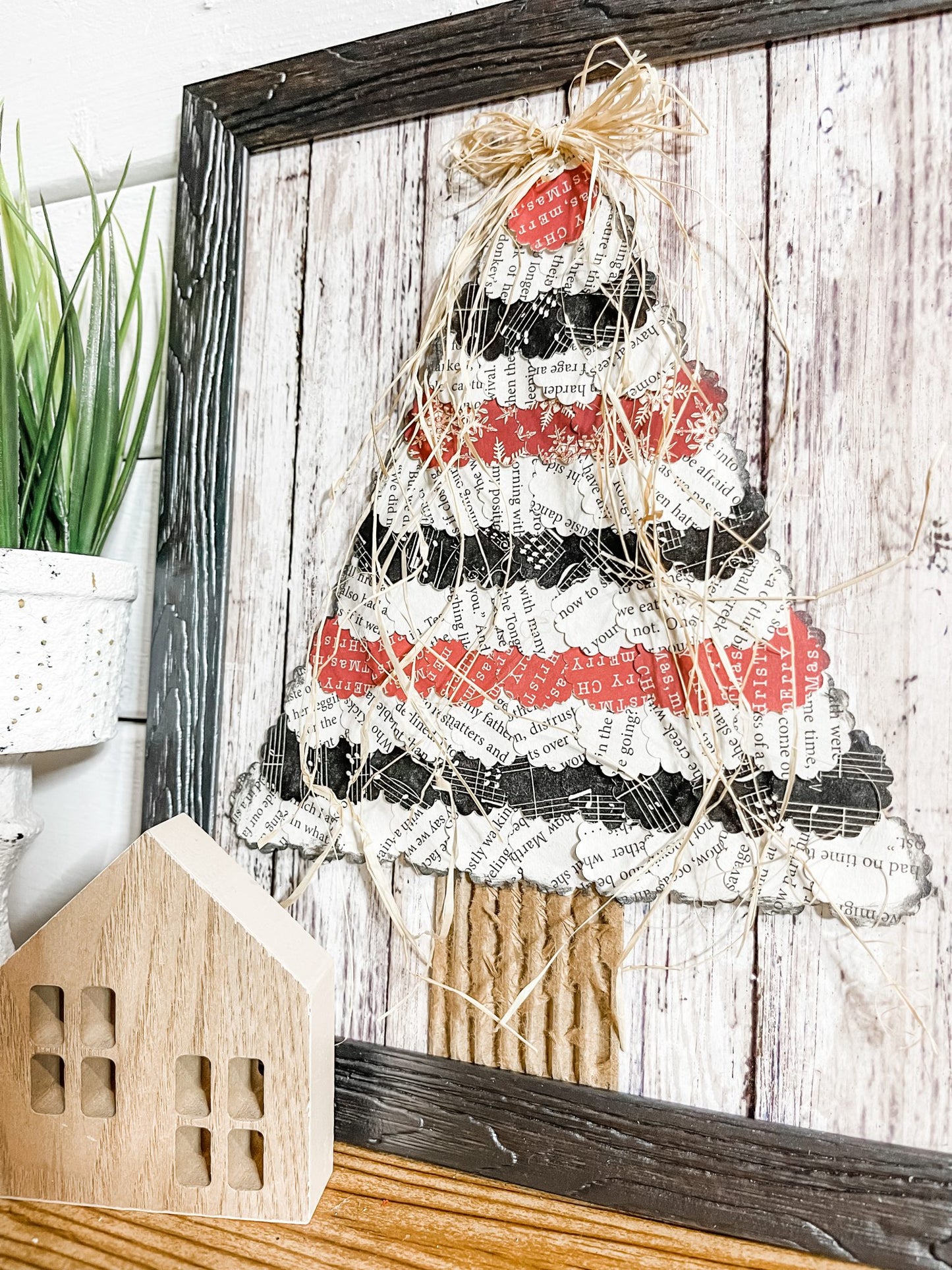 Tutorial: Scrapbook Paper Dot Christmas Tree – DIY with Amber
