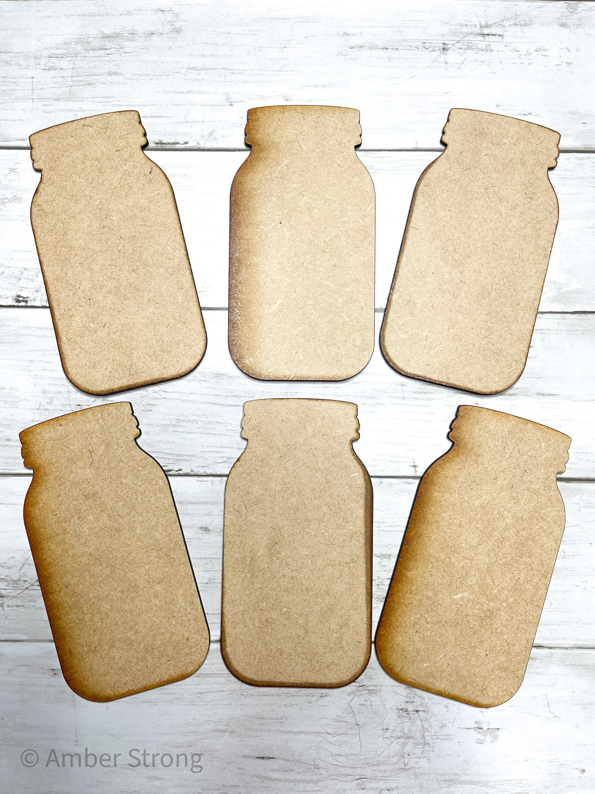 6 Mason Jar Cut outs DIY Kit – DIY with Amber