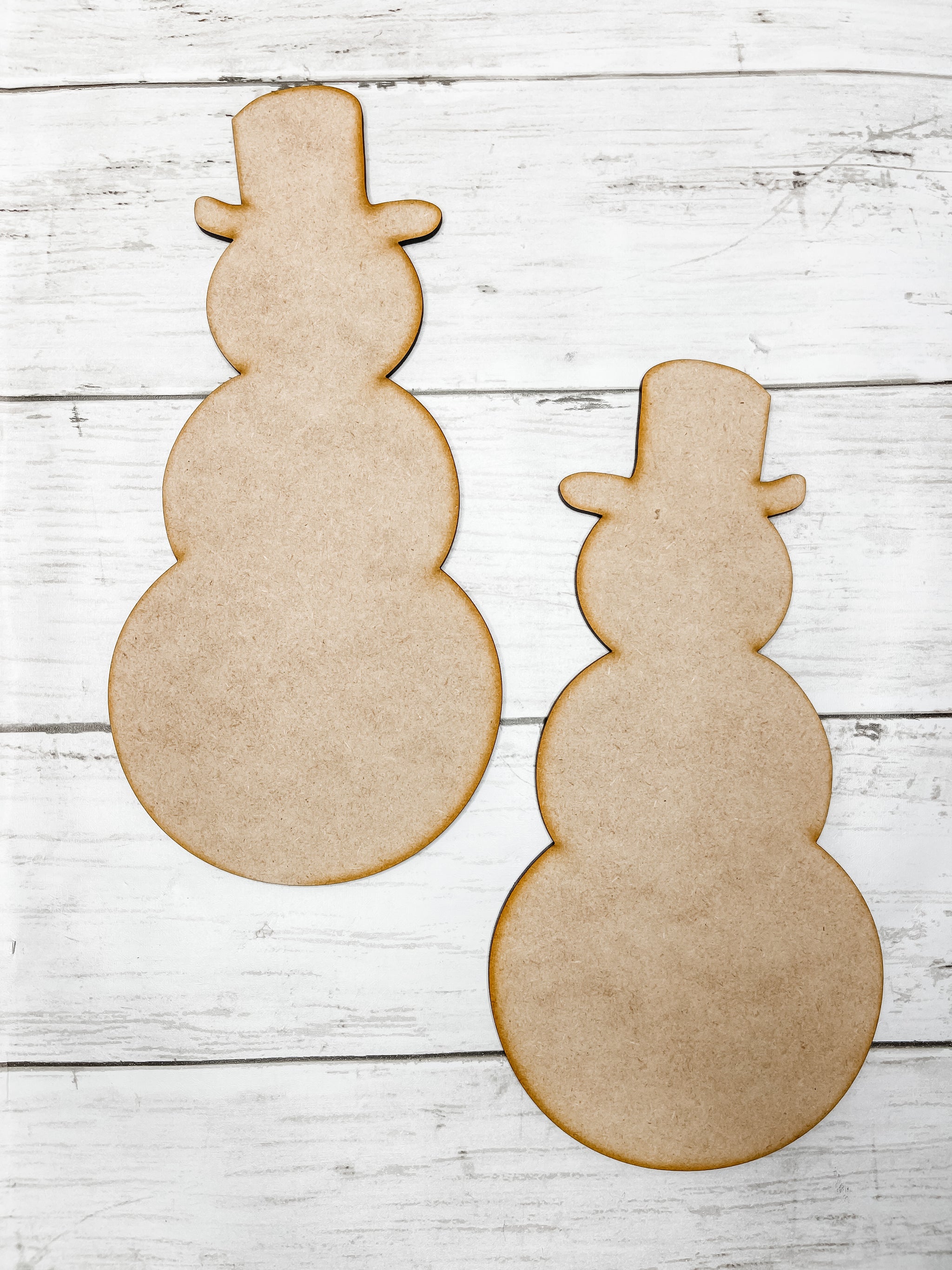 Snowman Couple Cut Outs DIY Kit – DIY with Amber